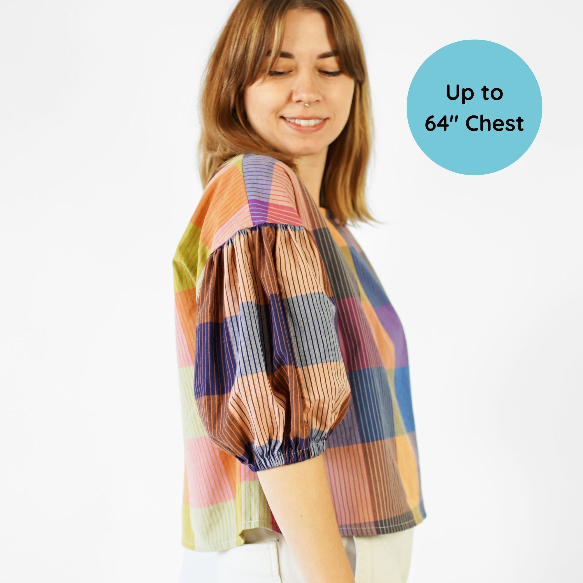Puff Sleeve Top - PDF Sewing Pattern – sewecofabrics